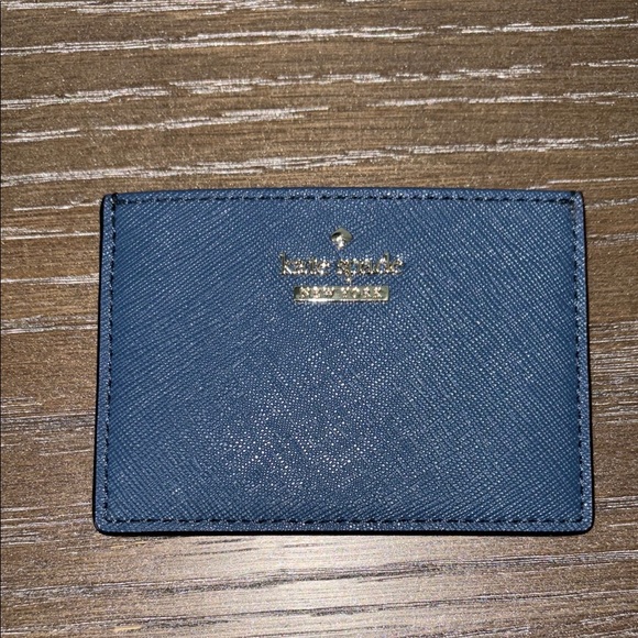 kate spade | Accessories | Kate Spade Blue Textured Key Card Holder ...